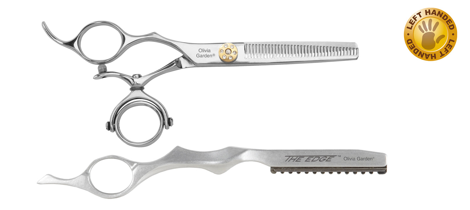 Hair cutting shears thinners SwivelCut Olivia Garden